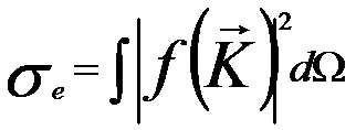 Cross-Section of Elastic-Scattering of Electrons