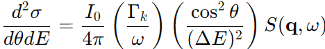 Intensity of EELS Core-Loss Signal