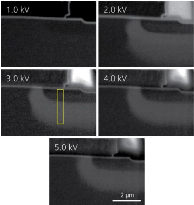 SEM Contrast Dependence on Dopants in Semiconductors