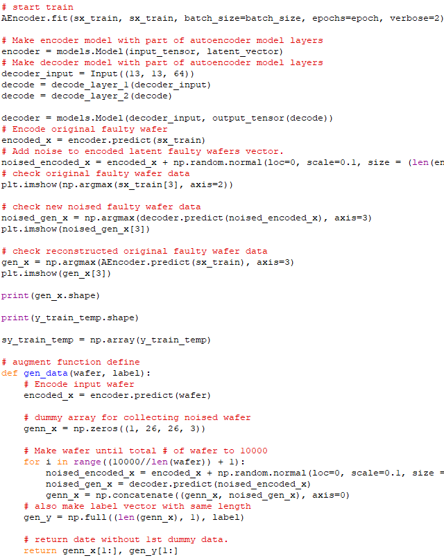 Wafer identification example
