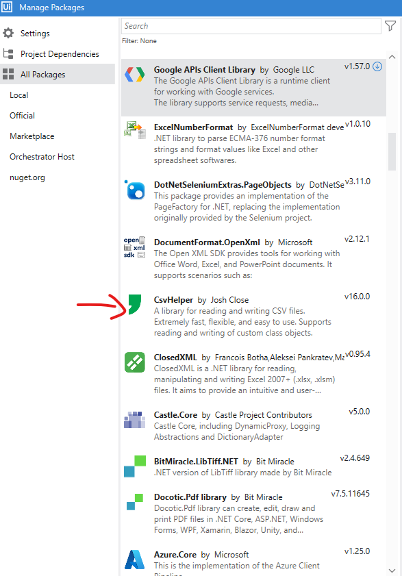 Installation of UiPath, Packages in UiPath and Creation of new project