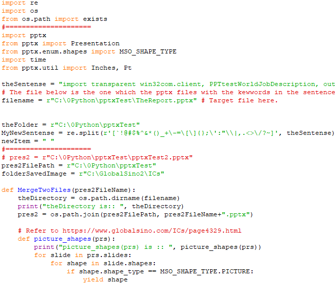 Merge/combine two pptx files into one