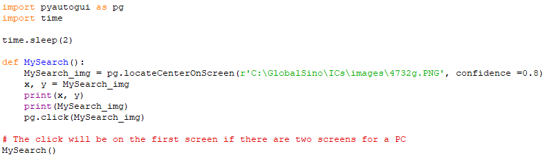Find a similar feature and then click it