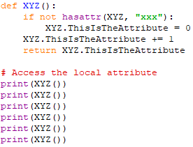 if not hasattr/if hasattr (attribute)