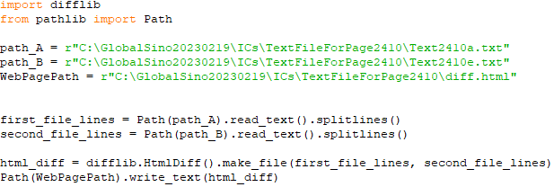 Compare/check if two text files have the same contents
