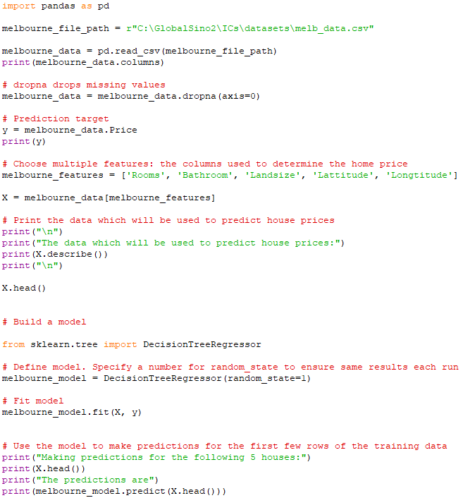 Machine learning example step-by-step (prediction of house price)