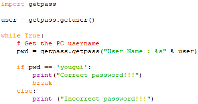 Get username and password with getpass or base64