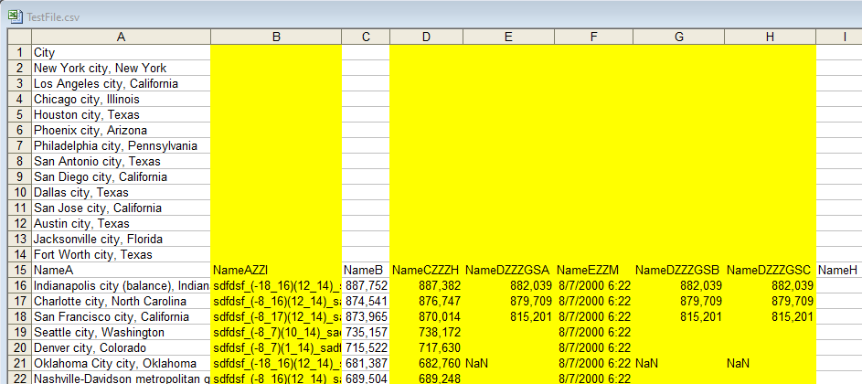 Skip/replace empty cells/NaN value from DataFrame/CSV file