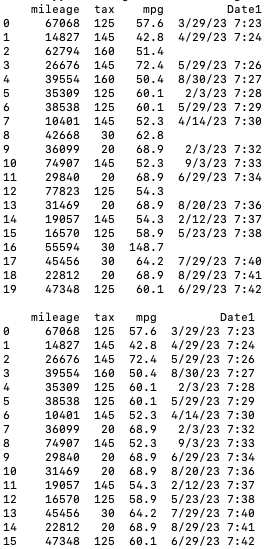 Skip/remove empty rows (row-by-row) in DataFrame/csv