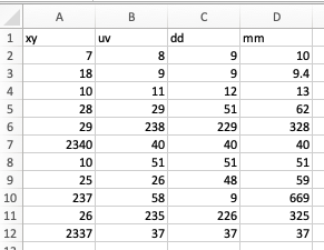 Multiple headers in a csv file: Count the number of header rows first and then split a single ...