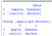 Split a list into columns